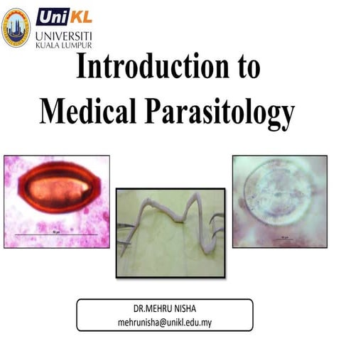Classification of medical parasites | PPTX