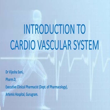 INTRODUCTION TO CARDIO VASCULAR SYSTEM:- ANATOMY OF HEART AND BLOOD ...