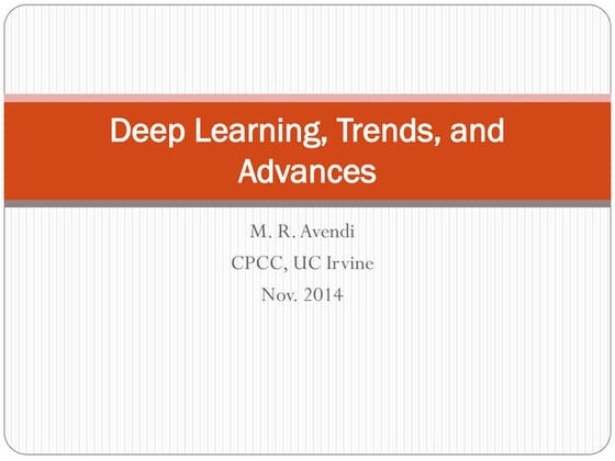 Introduction to deep learning | PPT