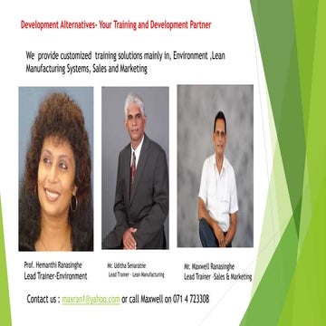 Development Alternatives | PPTX