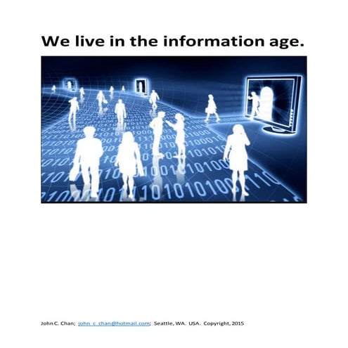 Intro digital info | DOCX | Computing | Technology & Computing