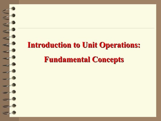 Unit operations in food processing | PPTX | Home Appliances | Home & Garden