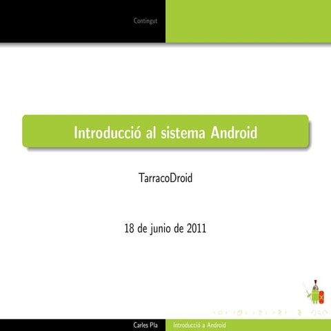 Introducció a Android | PPT