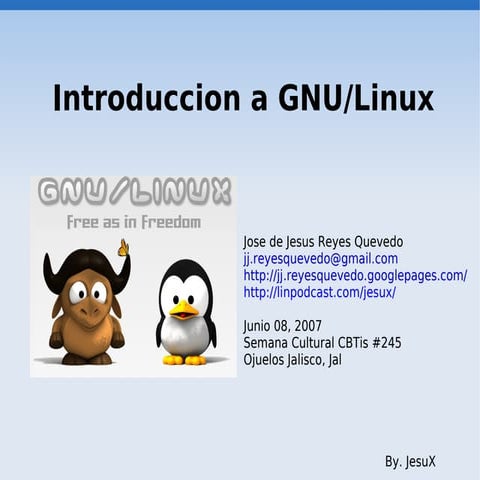 Introducción a GNU/Linux | PDF
