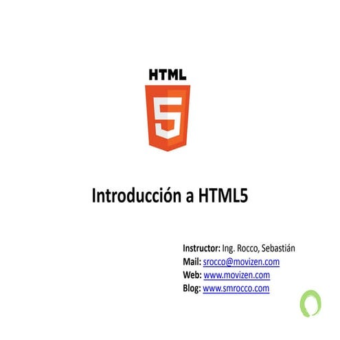 Introducción a html 5 | PDF | Web Design and HTML | Internet