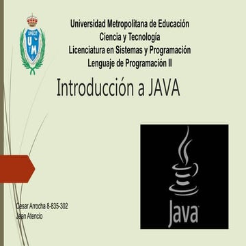 Introducción a java | PPT