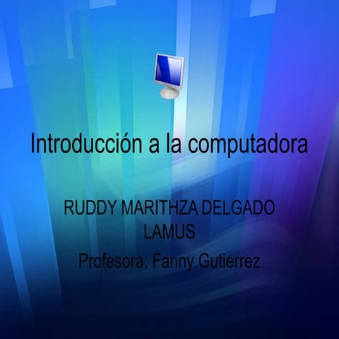Introducción a la computadora | PPT