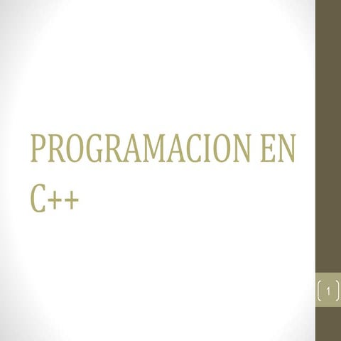 Introducción al lenguaje c | PPTX