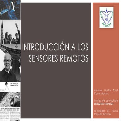 Introducción a los sensores remotos | PPTX