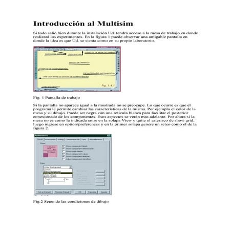 Introducción a multisim | PDF