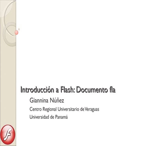 Introducción flash | PPT | Technology & Computing