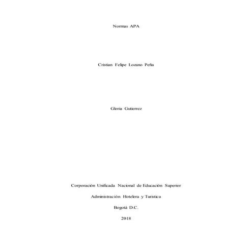 Normas APA | DOCX