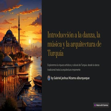 Introduccion-a-la-danza-la-musica-y-la-arquitectura-de-Turquia. | PDF