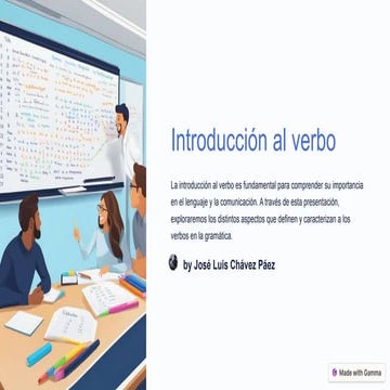 Introduccion-al-verbo y definiciones verbales | PPTX