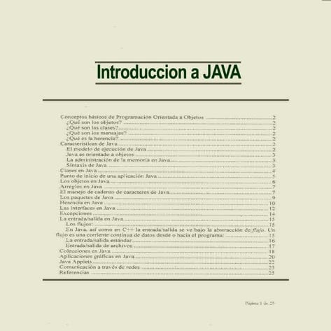 Introduccion a java | PDF
