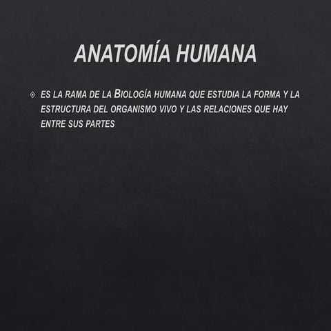 Introducción Anatomía Pptx