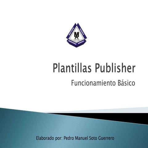 Introduccion a publisher 2007 - 2010 | PPSX