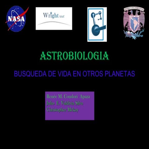 Astrobiologia | PPT