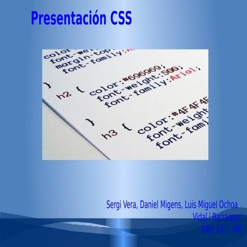 Introduccion css | PDF