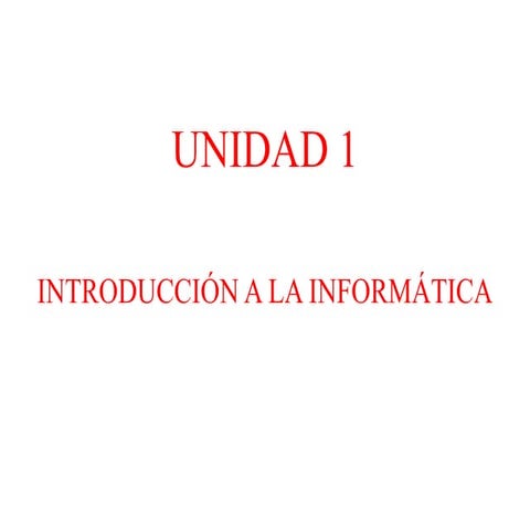 Introduccion INFORMATICA BASICA PARA CONCEPTOS BASICOS | PPT