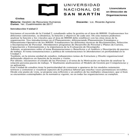 Introduccion unidad 2 | DOC