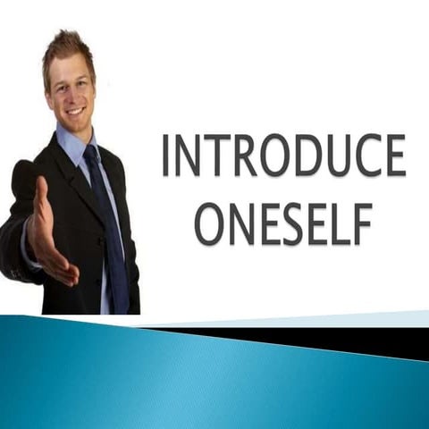 Introduce oneself | PPTX