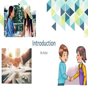 introduce-yourself for kids grades fifth | PPTX