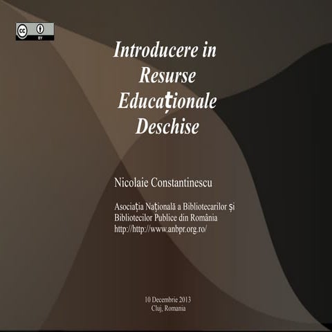Cluj - Introducere in resurse educationale deschise | ODP