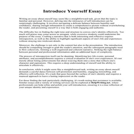 Introduce Yourself Essay.pdf