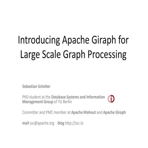 Introducing Apache Giraph For Large Scale Graph Processing Ppt 0554
