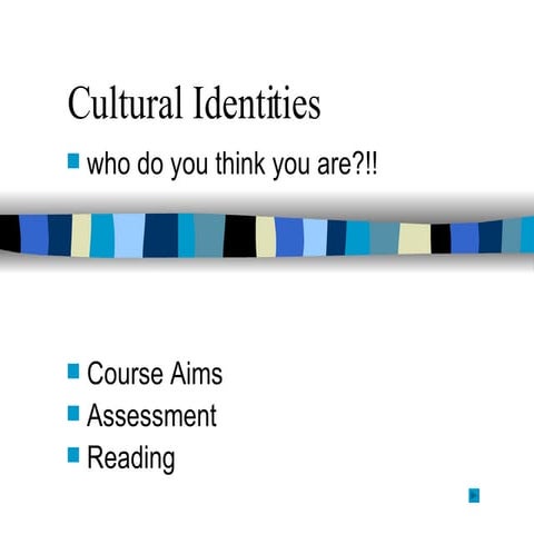 Introducing Identity | PPT