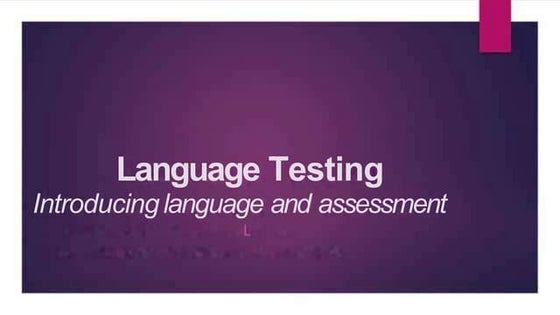 Types of Test | PPTX | Standardized Testing | Educational Assessment