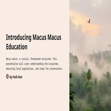 Introducing-Macus-Macus-Education study career | PPTX