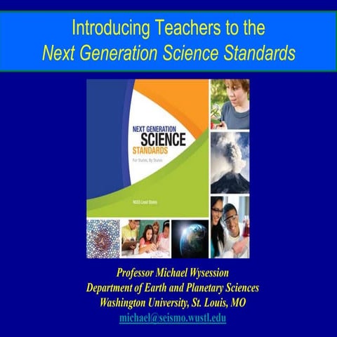 Introducing Teachers to the Next Generation Science Stand | PPTX
