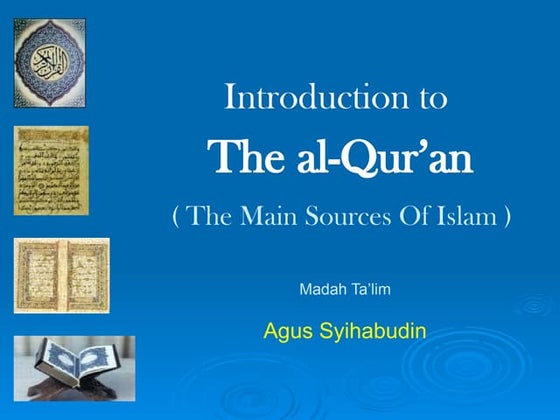 All About Basic Quran Teachings Slidepptx | PPTX