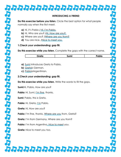 Introducing a friend | PDF