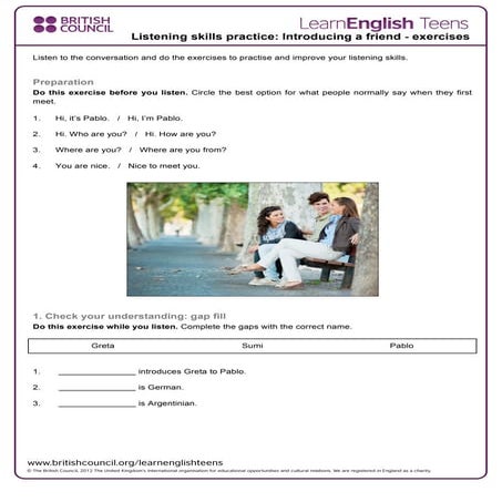 Introducing a friend | PDF