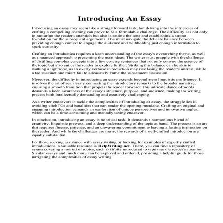 Introducing An Essay.pdf