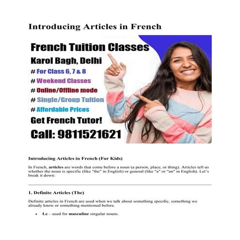Introducing Articles in French Language Lessons.pdf