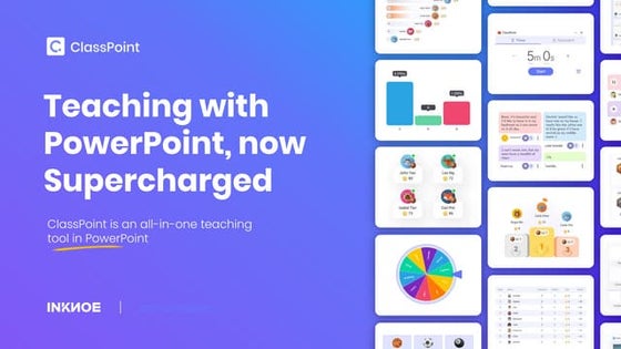 Welcome to ClassPoint - A MANUAL FOR CLASSPOINT | PPT