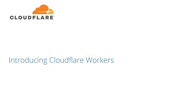 Securing Internal Applications with Cloudflare Access | PPT