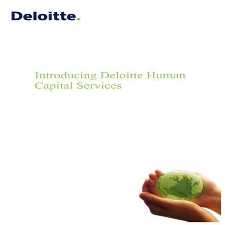Learning and development initiatives at deloitte | PPTX
