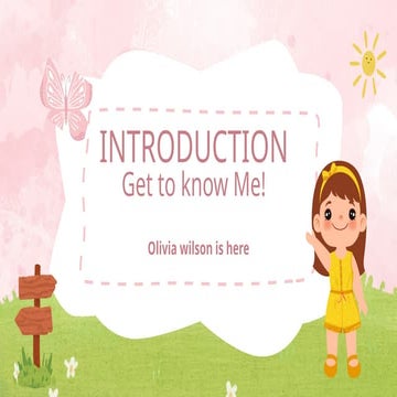 Introducing material like introduce yourself to the others | PPTX