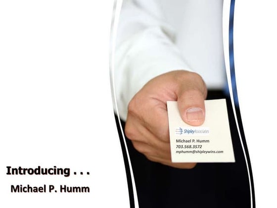 Mike Humm, Senior vice president at Shipley associates