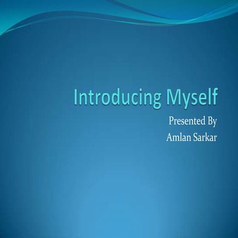 Introducing myself | PPTX