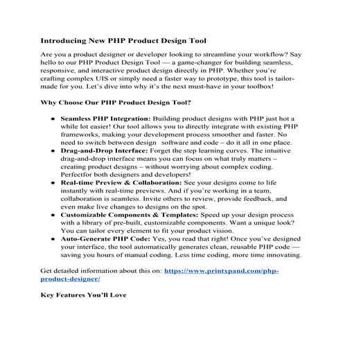Introducing New PHP Product Design Tool.docx