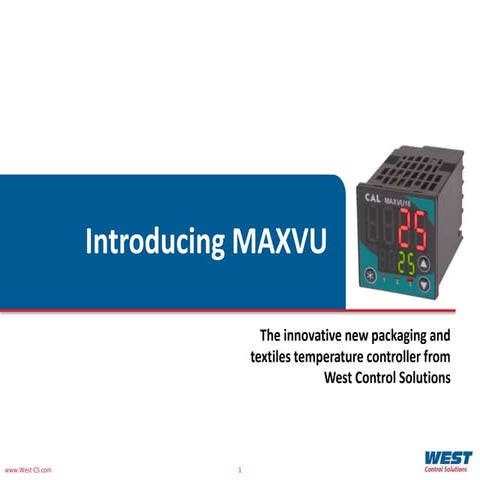 Packaging & Textile Temperature Controller, MAXVU | PPT