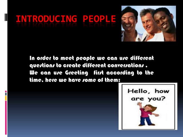 Greeting and Introduction | PPTX