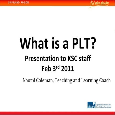 Introducing PLTS | PPT