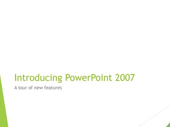 Introducing power point 2011 | POTX